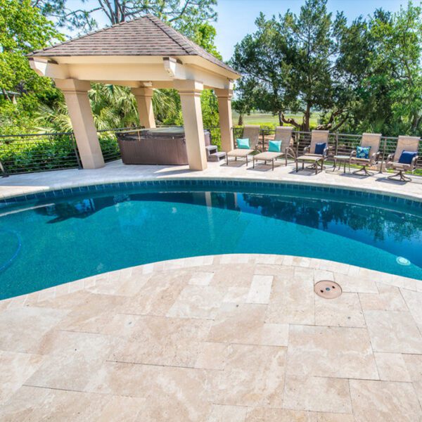 Travertine French Pattern Tiles & Pavers - Perfect Outdoor Tiles ...