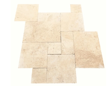 Ivory Travertine French Pattern - Premium Grade - Australia's Cheapest ...